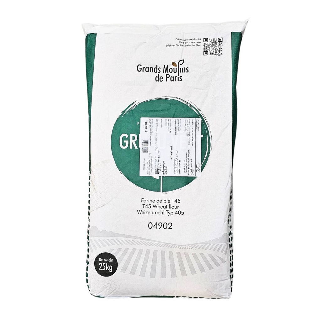 Grands Moulins de Paris T45 Gruau Vert Wheat Flour - 1x25kg | Addtocart ...